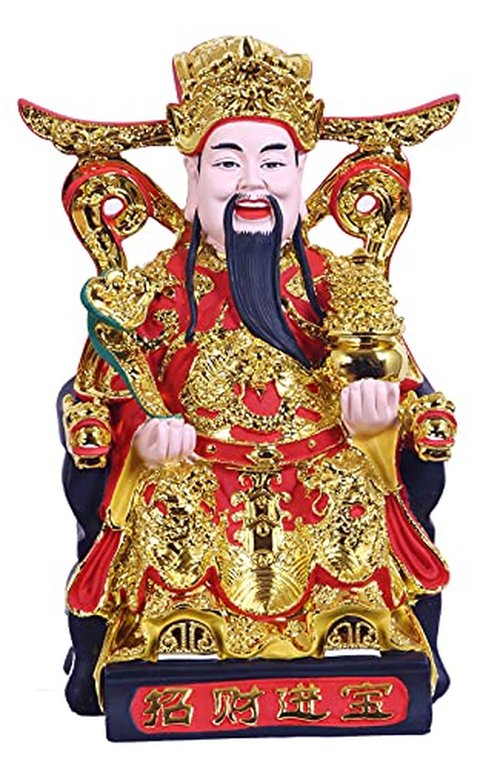 ART PARK Top Resin CAI Shen Statue, Caishen Statue - God of Wealth and ...