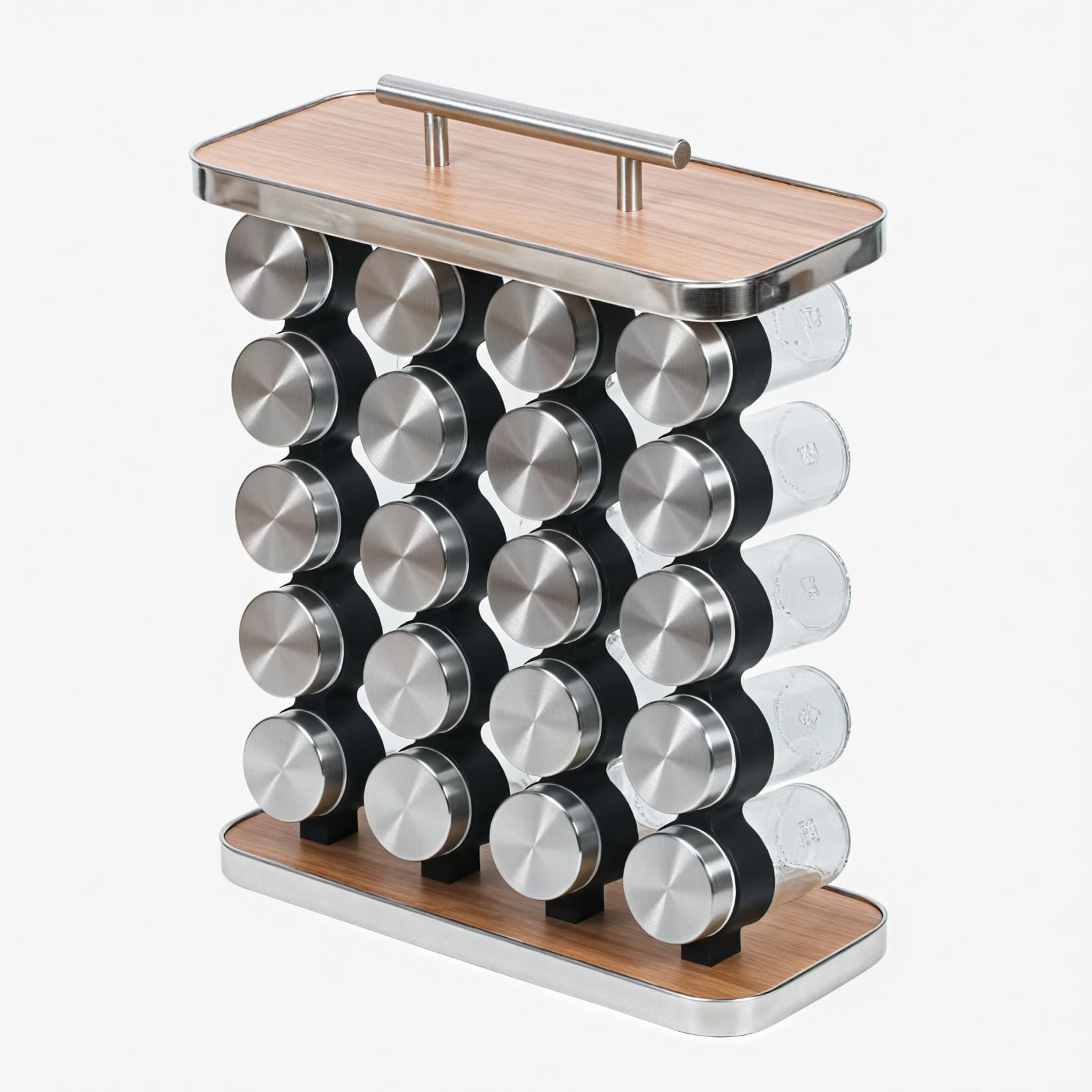 WYZJAZLE Spice Rack Organizer And Storage - Countertop Vertical Spice ...